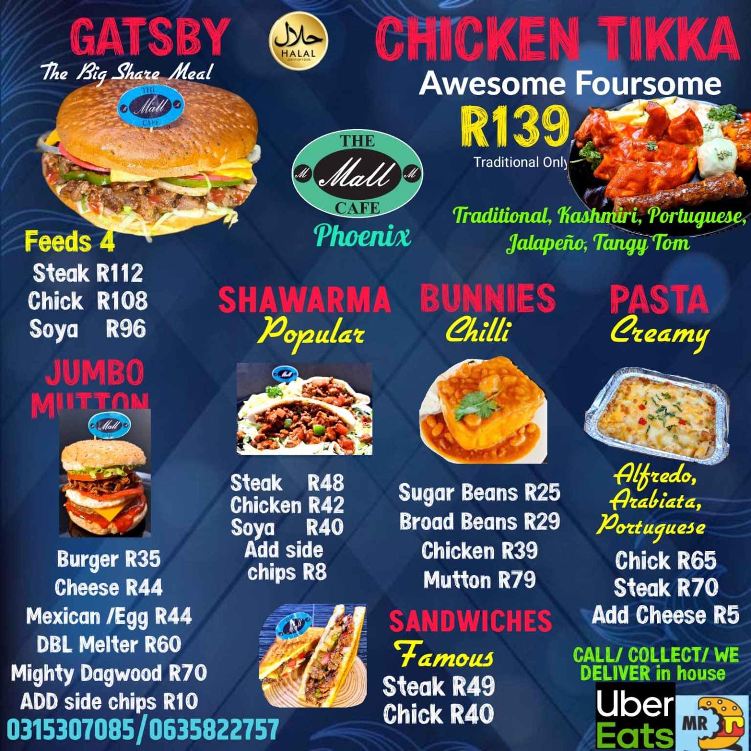 Daily Specials - The Mall Cafe Phoenix